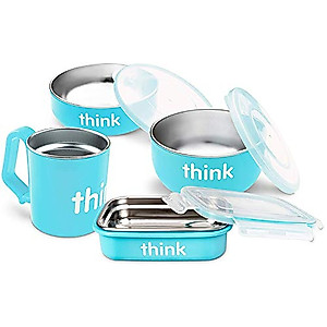 thinkbaby The Complete BPA Free Feeding Set, Light Blue