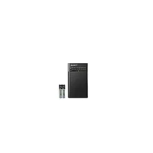 Sony ICFP26 Portable AM/FM Radio (Black) Bundles (Battery Bundle)