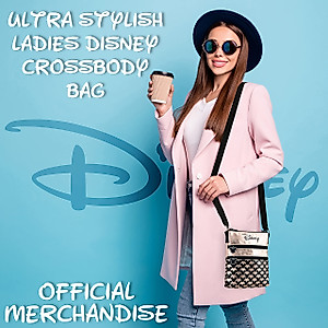 Disney Stitch Girls Purse Cross Body Bag for Kids Teens Women Shoulder Bag with Adjustable Strap Fashion Handbag Stitch Gifts (Mickey Mouse, 9.84x8.66x0.79inch)