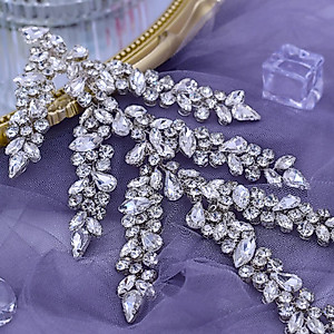 ULAPAN Wedding Headbands Bridal Headpieces Rhinestone Accessories Bride Bridesmaid Women Handmade