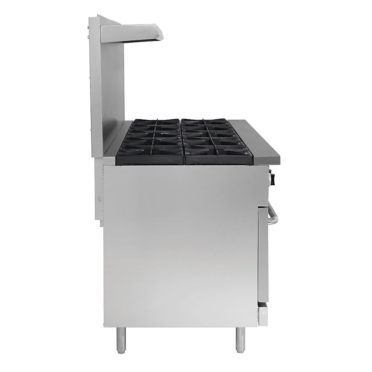 Kratos Commercial Gas Range and Oven - 10 Burners and 2 Full Sized Ovens, Liquid Propane Powered, 360,000 Total BTU Output, 60"W, (29Y-045-LP)