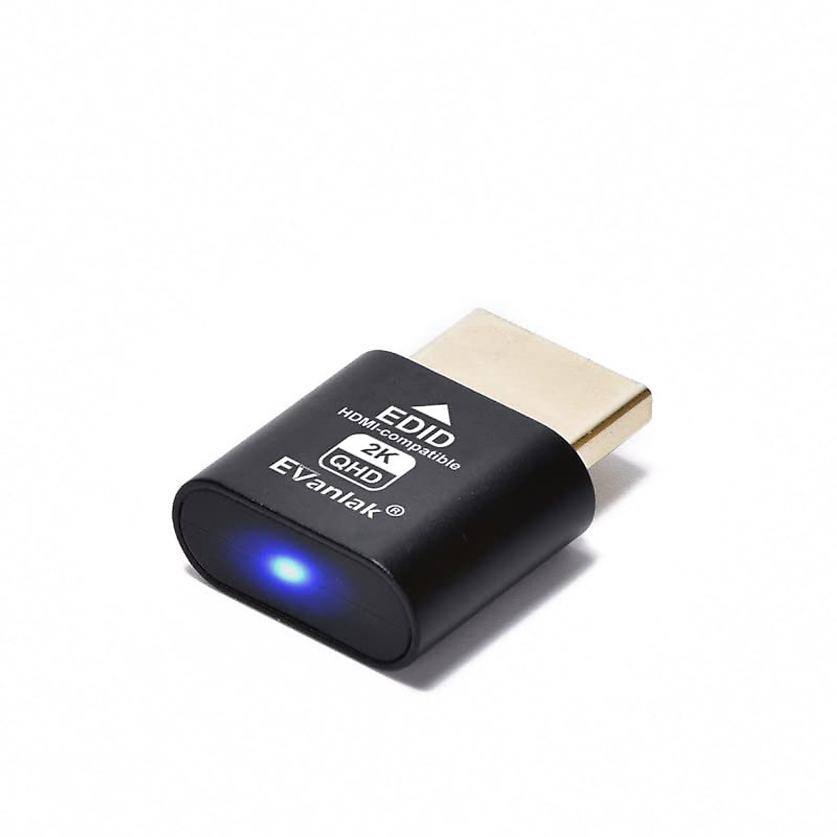 EVanlak HDMI Dummy Plug Headless Ghost Display Emulator Premium Aluminum PC（Fit Headless-1920x1080 New 3RD@60Hz）-3Pack