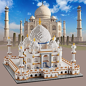 COZYMASS 3950PCS Architecture and Collection Micro Building Blocks Set Taj Mahal Modle Kit Toy Present for Adults and Kids Ages of 14+