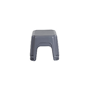 Rubbermaid One-Step Stool, Bisque, Holds up to 200 Pounds, Ideal for Home, Office, Garage, Durable Step Stool, FG275300CYLND, 7.1 inches Height, Gray
