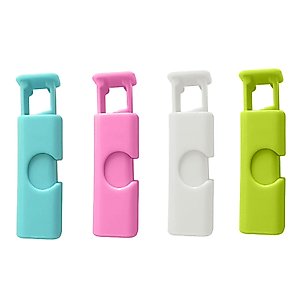 Tsugar Bread Bag Clips, Bread Bag Seal Clip Reusable Easy Squeeze & Lock for Snack Food Bread Bag, Strong Moistures-Proof Fresh-Keeping Sealing Clip