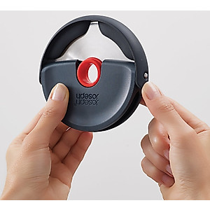 Joseph Joseph Disc Easy-Clean Pizza Wheel, Grey/Red