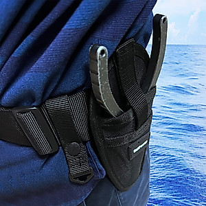 BatPower Fishing Belt Set Fishing Pliers Pouch Compatible for Daiwa Shimano Banax Miya Fishing Reel Battery Pouch Fishing Pliers Bag Fishing Tackle Accessories