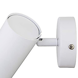 Amazon Basics Modern Wall Sconce Light - 6" x 3.3" x 8", White