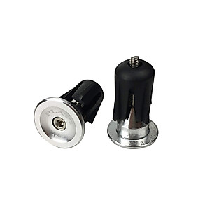 PLATT Bicycle Bar End Plugs Aluminum Bike Handlebar Cap for Road Bike Mountain Bike BMX (One Pair)