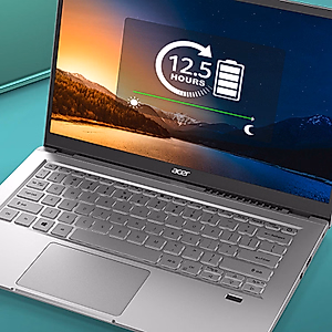 Acer Swift 3 Thin & Light Laptop | 14" Full HD IPS 100% sRGB Display | AMD Ryzen 7 5700U Octa-Core Processor | 8GB LPDDR4X | 512GB NVMe SSD | WiFi 6 | Backlit KB | FPR | Amazon Alexa | SF314-43-R2YY