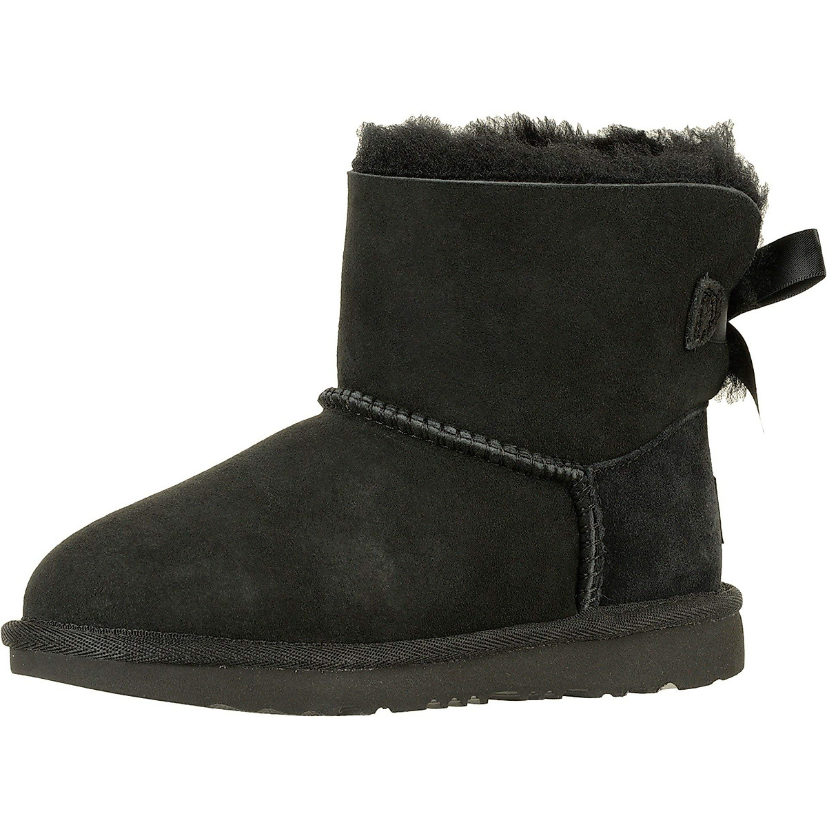 UGG Unisex-Child Mini Bailey Bow Ii Boot, Black, 09