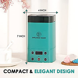 Decarboxylator Machine For Herbs- Decarb Box with Smell Proof Canister. Decarb Machine Magically Activates Herbs for Infusion of Butters, OIls and Tinctures - Odorless and Easy To Use- eBook Included!