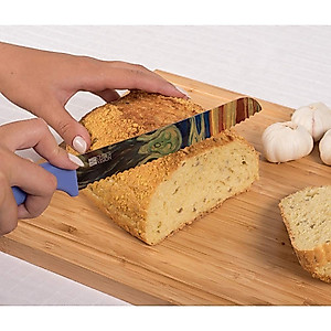 Masterpiece Knife Set Bundle With BEHOLD Wall-Mounted Magnetic Holder Silver