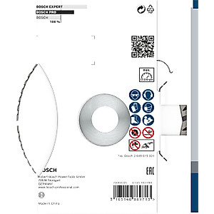 Bosch 1x PRO Multi Material Diamond Cutting Disc for Bore 22.23 and Large Angle Grinders (for Concrete, Reinforced Concrete, Ø 150 mm, Professional Accessory Large Angle Grinder)