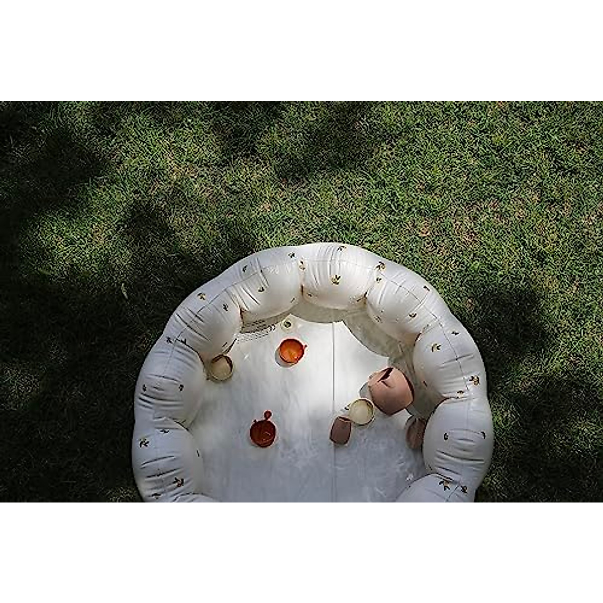 Marlowe & Co Silicone Classic Tea Play Set for Children (Botanical Rose)