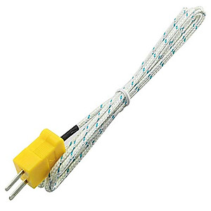 DGZZI K Type Temperature Sensor 1m Measure Range -50~800 Degree Centigrade Mini Connector Thermocouple Probe Tester Line
