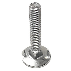 (10) 1/4-20x1-1/2 Stainless Steel Fanged Elevator Bolt Square Neck (3/4 Diameter Head) 18-8