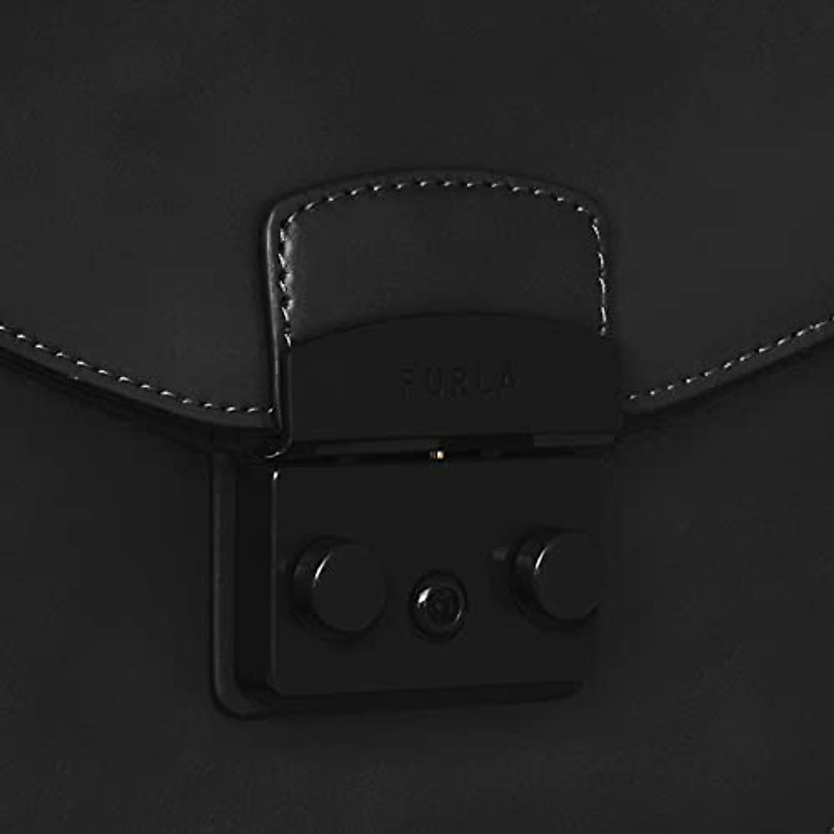 Furla(フルラ) Metropolis Mini Crossbody Round, Nero