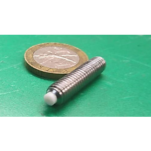 18-8 Stainless Steel Nylon Tip Set Screw M6 × 1 mm x 25 mm Thread Length 5 pcs
