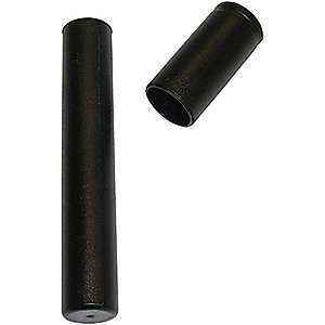 2 Black Single Cigar Airtight Storage Travel Tubes telescoping Crush-Proof Humidor Holder