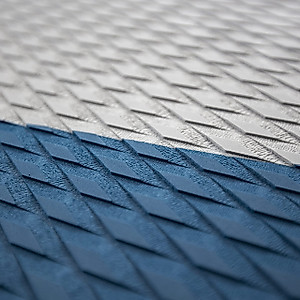 Pelican Boracay Premium Inflatable Stand Up Paddle Board - 3 Pieces SUP Paddle - Accessories, Leash, Hand Pump & Carry Bag - 10.4 ft - White/Blue