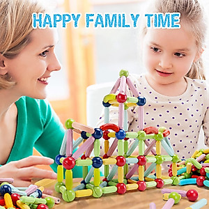 GEPER Magnetic Building Blocks for Kids - Educational Toys for Toddlers and Preschoolers Ages 3 to 8 - Montessori Toys Gifts for Boys and Girls