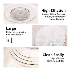 ap airpleasure Water-Based Purifier Air Washer, Air Revitalizer & Freshener, Air Fresher with 6 Colorful lights for Rooms (Black)