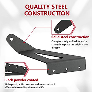 ALAVENTE 54" Curved Light Bar Upper Windshield Mount Brackets Kit for Ford F-250 / F-350 Super Duty 1999-2015, 54 inch Windshield Off Road Light Bar Brackets Mount