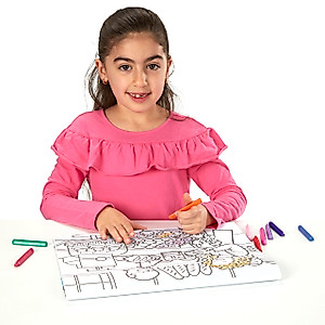 Melissa & Doug Jumbo Coloring Pad (11 x 14 inches) - Town, 50 Pictures