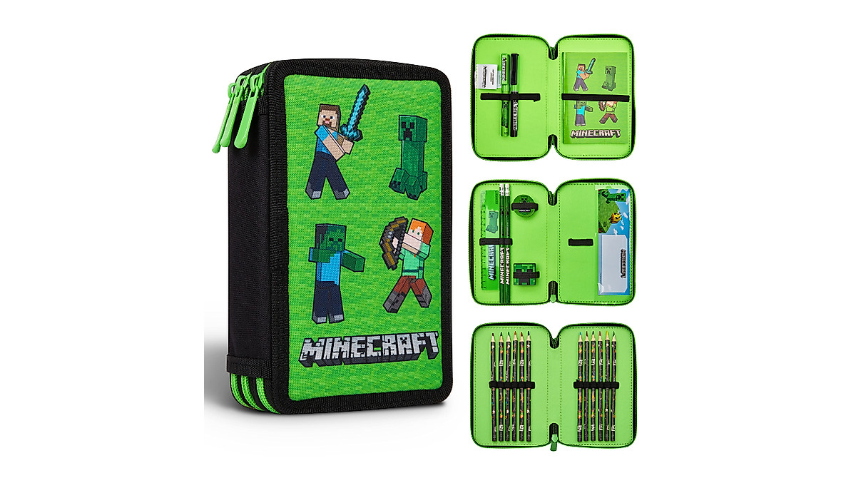 Minecraft Pencil Case – Ideal for Kids & Stationery