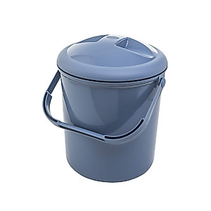 Rotho Babydesign Nappy Pail, 10l, 0+ Months, Bella Bambina, Cool Blue, 20021 0287