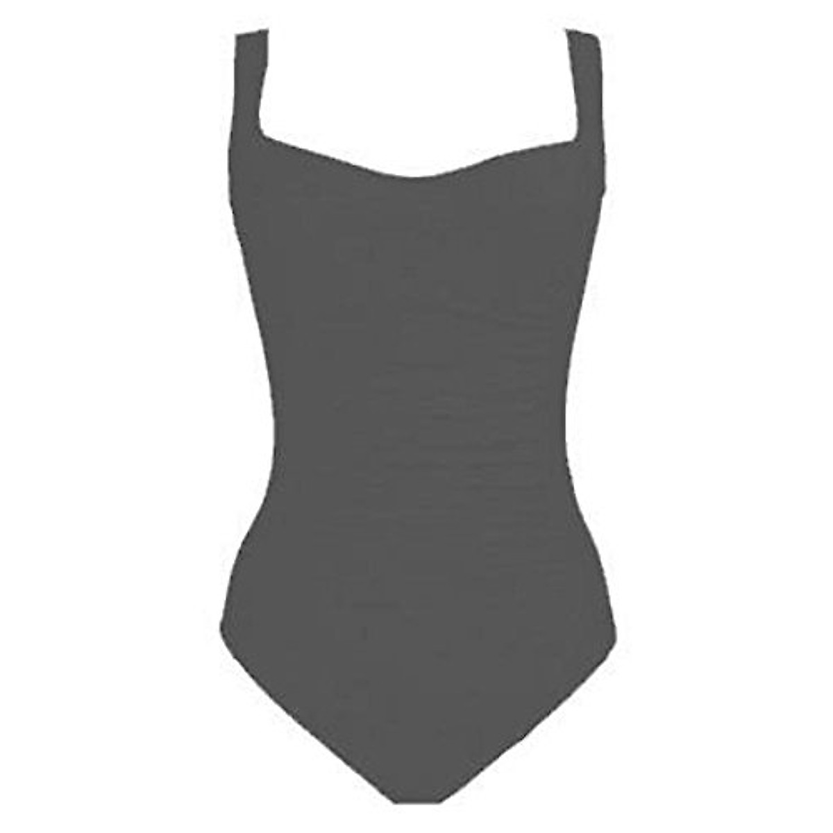 Karla Colletto Square Neck One Piece Swimwear BA-D70 (Navy, 8)