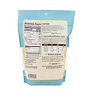 Bob's Red Mill Organic Quick Cooking Rolled Oats, 16-ounce (Pack of 4)