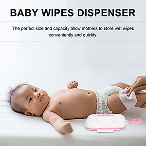 Operitacx Home Decor On The Go Wipes Dispenser Portable Outdoor Baby Wipes Case Box Travel Wipe Holder for Car Bathroom Living Room Travel Essentials