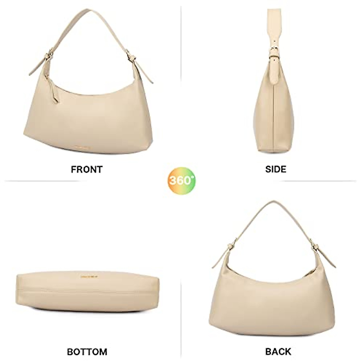 Montana West Cute Shoulder Hobo Bags for Women Trendy Mini Purses Vegan Leather Clutch Purse and Handbags MWC-073TN