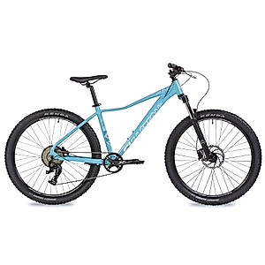 Eastern Bikes Ladies Alpaka Mountain Bike with 27.5" Wheel/Tire in 3 Frame Sizes for a (Medium - 17" Frame, Blue)