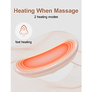NCVI Warming Lactation Massager, 2-in-1 Breast Massager for Breastfeeding, Lactation Massager for Clogged Ducts, Engorgement, Heat & Vibration for Improved Milk Flow, Nursing Essentials 2 Pack