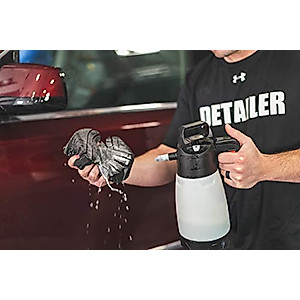 The Rag Company - Ultra Black Foam Sponge - for Detailing and Car Washing, Perfect for Both Rinseless and Soap Washes, Softer Feel, Ergonomic Shape