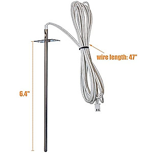 Replacement Temperature Sensor for Camp Chef Wood Pellet Grill, PT1000 RTD Replace for Part PG-24-44