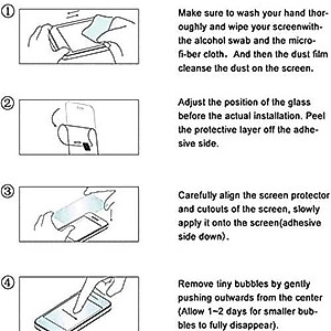 YRMJK 2+2 Compatible OnePlus 10 Pro Screen Protectors + Camera Lens Protectors, 3D Full Coverage 99% HD Clarity 9H Premium Tempered Glass Compatible OnePlus 10 Pro