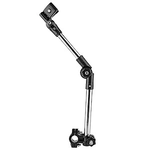Umbrella Holder, Angle Adjustable Stroller Sun Protection Stand Stainless Steel Baby Infant Chair Mount Bicycle Bar Stretch Swivel Connector Bike Handle Frame for Outdoor Pram Wheelchair Accessories