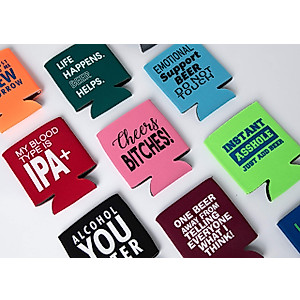 Beer Can Slim Coolie (Funny 10-Pack)