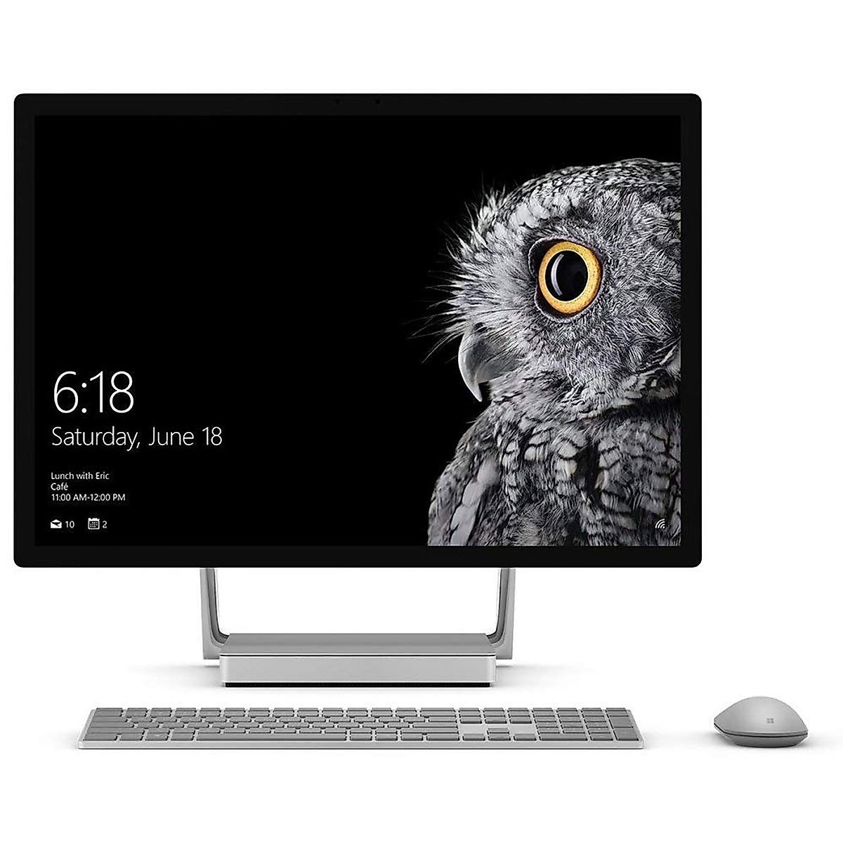 Microsoft Surface Studio All-in-one 28" 4500x3000 Touchscreen, i5, 8GB RAM, 64GB SSD+1TB HDD AIO PC, 4 Cores up to 3.50 GHz CPU, GTX 965M, Webcam, Surface Pen, Keyboad, Mouse, Win 10 Pro (Renewed)