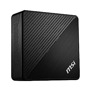 MSI Cubi 5 12M, 0.7L Mini PC, Intel Core i7-1255U, WiFi 6, BT 5.2, Duel LAN, Thunderbolt Type C, Black, Non-OS (12M-016BUS): Cubi 5 (BLK)