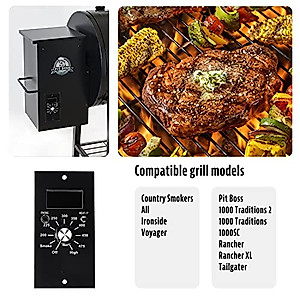 Replacement for Pit Boss Digital Temperature Controller Kit,Compatible with Pit Boss Wood Pellet Grills,with Meat Probe,Temperature Sensor,Hot Hod.