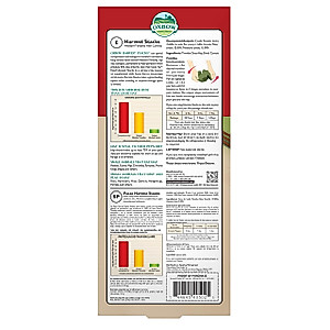 Oxbow Animal Health Harvest Hay Stacks - Western Timothy Hay with Carrots - All Natural Hay for Rabbits, Guinea Pigs, Chinchillas, Hamsters & Gerbils - 35 oz.