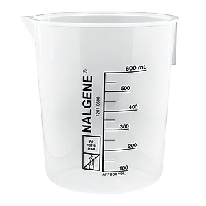 Nalgene Griffin Beaker, Low Form, Polypropylene, 600 Ml