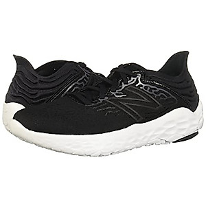 New Balance Women's Fresh Foam Beacon V3 Running Shoe, Black/White, 6.5