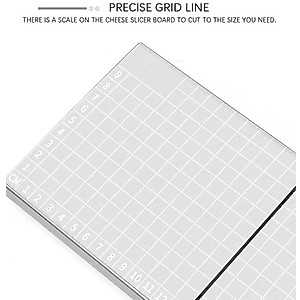 LinaLife Cheese Slicer Blade Wire Cutter Cake Board Butter Slicer Tool Stainless Steel Cheese Slicers for Block Cheese Heavy Duty, Stainless Steel Cheese Slicer with 5 Replacement Wires