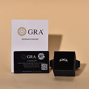 LAVALE Moissanite Wedding Band for Women,Twist Link D Color VVS1 Lab Created Diamond Rings,Half Eternity Stackable Band Ring,S925 Sterling Silver Chain Link Ring, 9, Metal, Moissanite